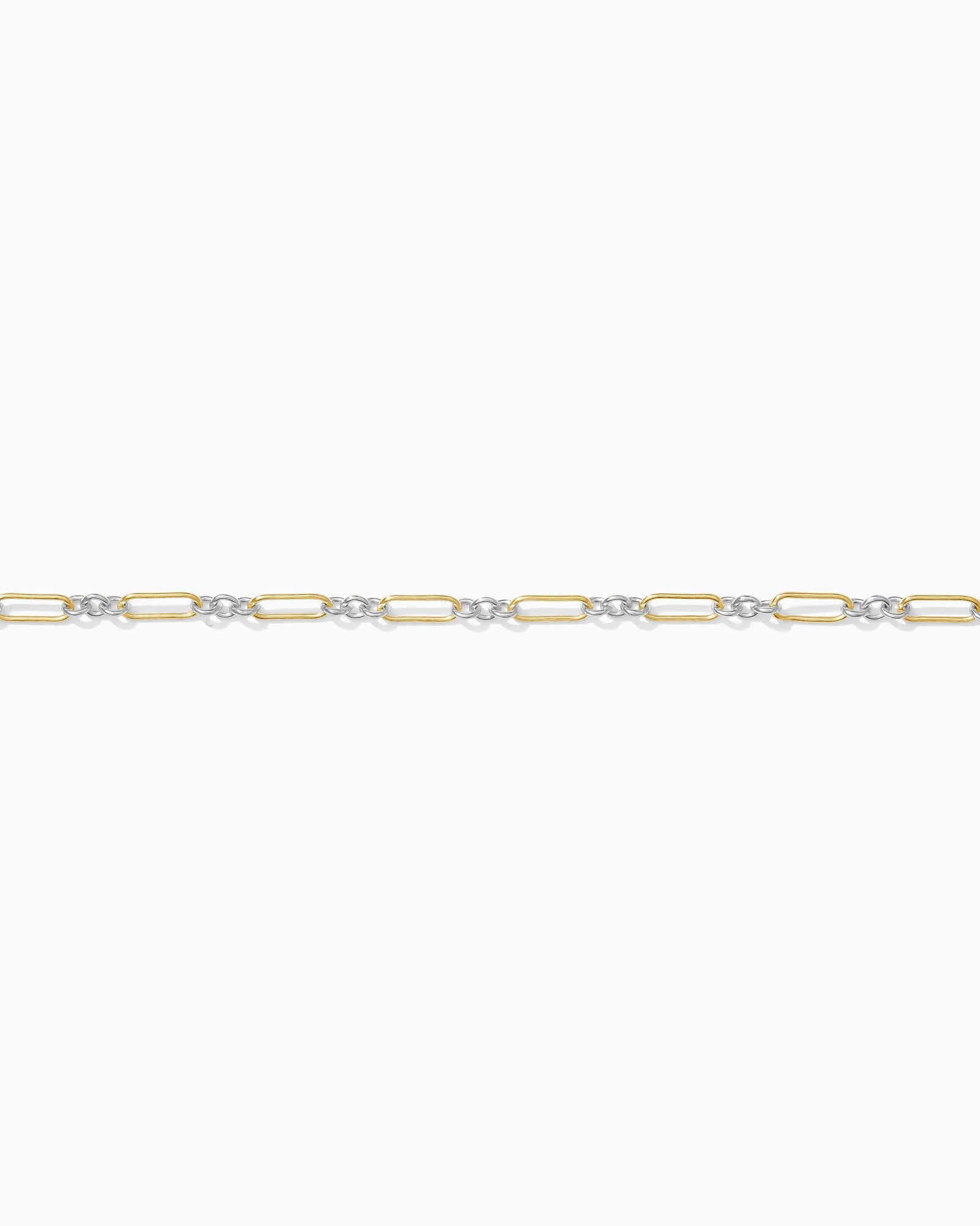 2.3mm Long and Short Mixed Metal Chain 1+3, M214 – Bay & Stew
